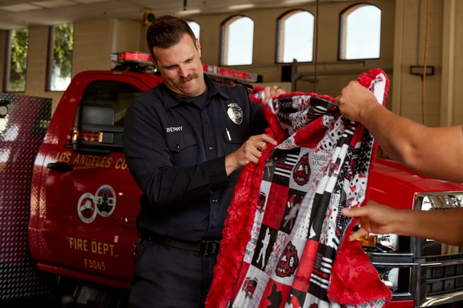 Blankets of Gratitude: Giving Back to Our Local Heroes